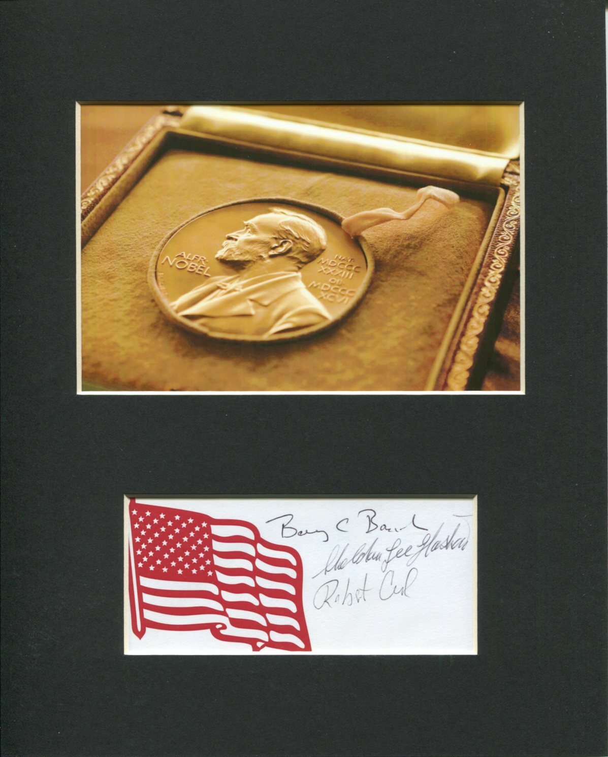 Barry Barish Sheldon Lee Glashow Robert Curl Nobel Prize Signed Photo ...