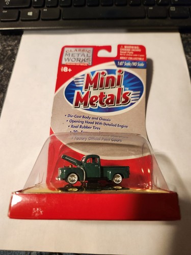Mini Metals HO Scale '50 Ford Pickup Green #30104 New in Package ...