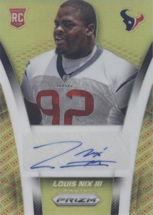 2014 Panini Prizm - Autographed Rookie Louis Nix III #AR-LN Panini ...