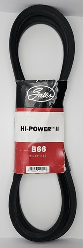 New Genuine Gates B66 Hi-Power II Classical Section Wrapped V-Belt 21/ ...