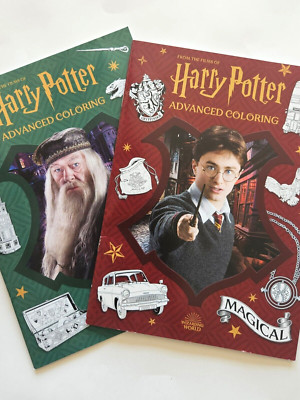 Harry Potter Advanced Coloring - Wizarding World / Magical ( 2 Coloring ...