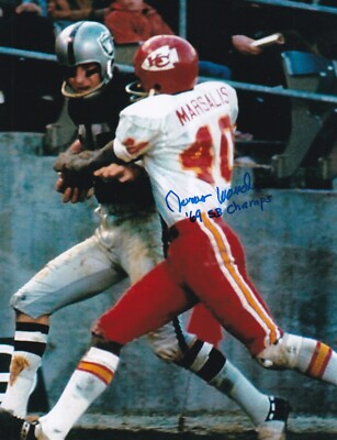 Jim Marsalis KC Chiefs 1969 Super Bowl IV Champ SIGNED 8x10 PHOTO ...