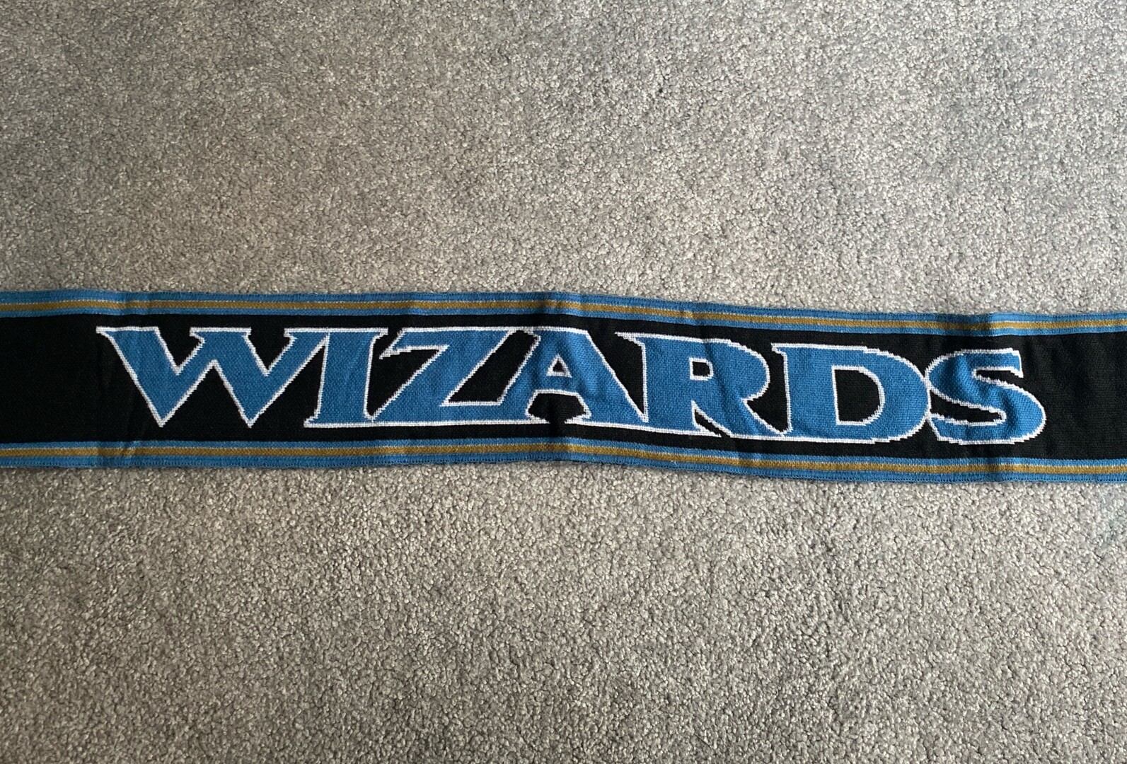 NWOT Vintage Washington Wizards Scarf NBA Volkswagens Winter Scarf Blue ...
