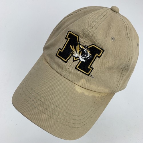 Mizzou Missouri Tigers Beige Ball Cap Hat Adjustable Baseball | eBay