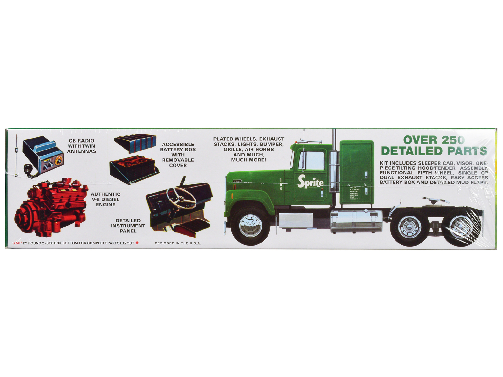 AMT AMT1394 Skill 3 Model Kit International Transtar 4300 Tractor ...