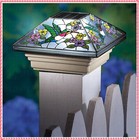 Solar Post Cap Light Porch Patio Deck Mailbox Outdoor Fence Decor ...