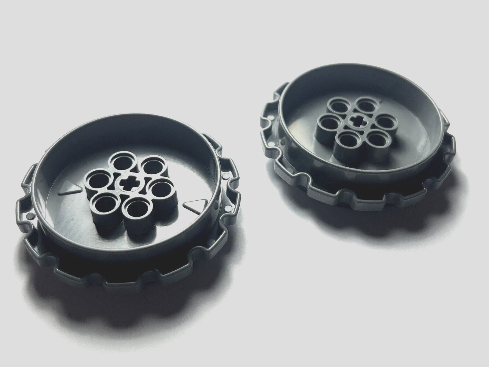 LEGO x2 Technic Tread Sprocket Wheel Extra Large 42529 Dark Bluish Grey ...