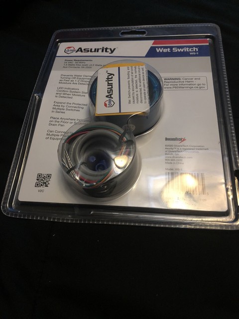 DiversiTech WS-1 Wet Switch Flood Detector (DOC32531) for sale online ...