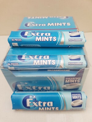 EXTRA MINTS PEPPERMINT ROLLS. 24 Rolls.BEST BEFORE 23/01/2024 | eBay