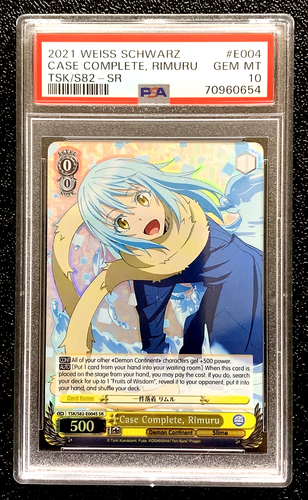 PSA 10 GEM MINT 2021 CASE COMPLETE RIMURU WEISS SCHWARZ TSK/S82 SR #E004 G4945 | eBay