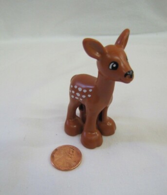 New! Lego Duplo Fawn Baby Deer For Game Reserve Animal Zoo Forest ...