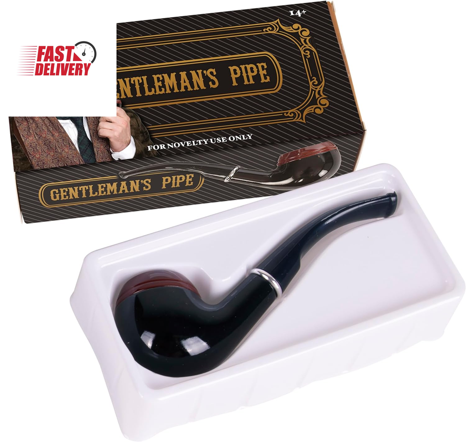 Fake Cigar Pipes for Smoking – Prop Pipe for Sherlock Holmes Costume ...