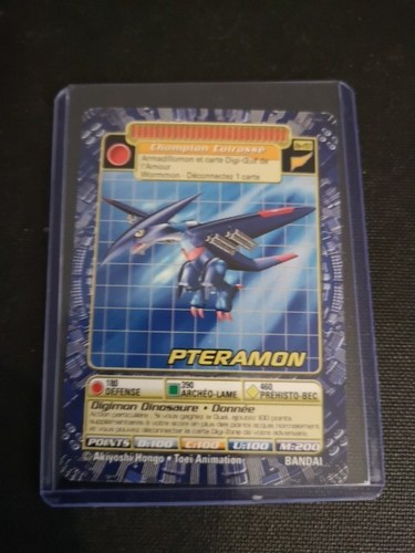 Pteramon Carte Digimon Fr Serie 3 4 5 6 Bo-193 | eBay