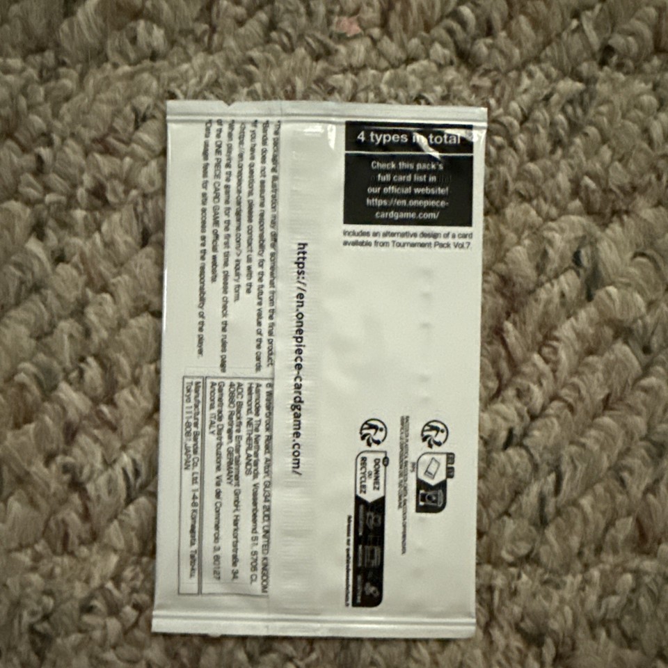 One Piece Card Game - Winner Tournament Pack Vol 7 English Sealed OP ...