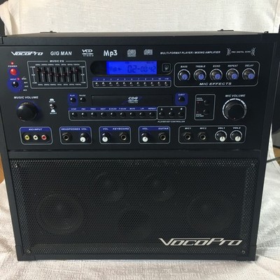 VocoPro Gig Man Multi-Format Professional Karaoke Machine | eBay