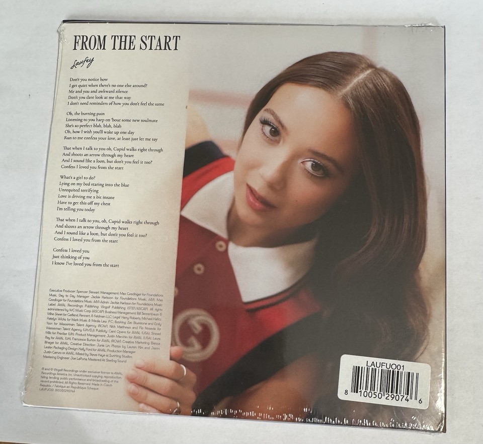 Laufey From The Start Limited 7" Single UO Exclusive RED Vinyl LP - New ...