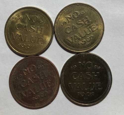 Vintage Eagle No Cash Value Token Lot of 4 | eBay