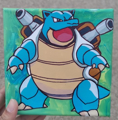 Blastoise Pokémon Painting | eBay
