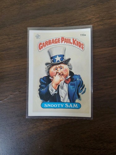 UNCLE SAM 1985 Trading Card GARBAGE PAIL KIDS I WANT YOU To Pick Your ...