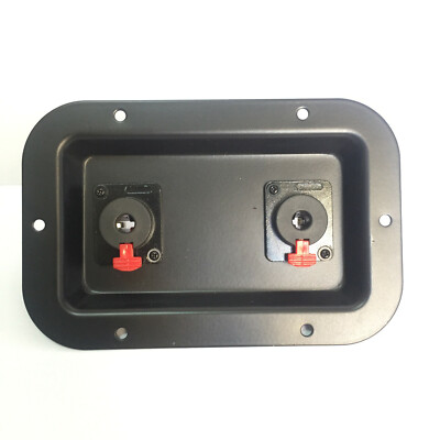 Metal Speaker Jack Plates with Locking (1/4") Female Phono Connectors ...