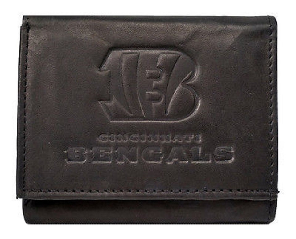 Brand New NFL Team Black Tri-Fold Leather Wallet / Pick Your Favorite ...