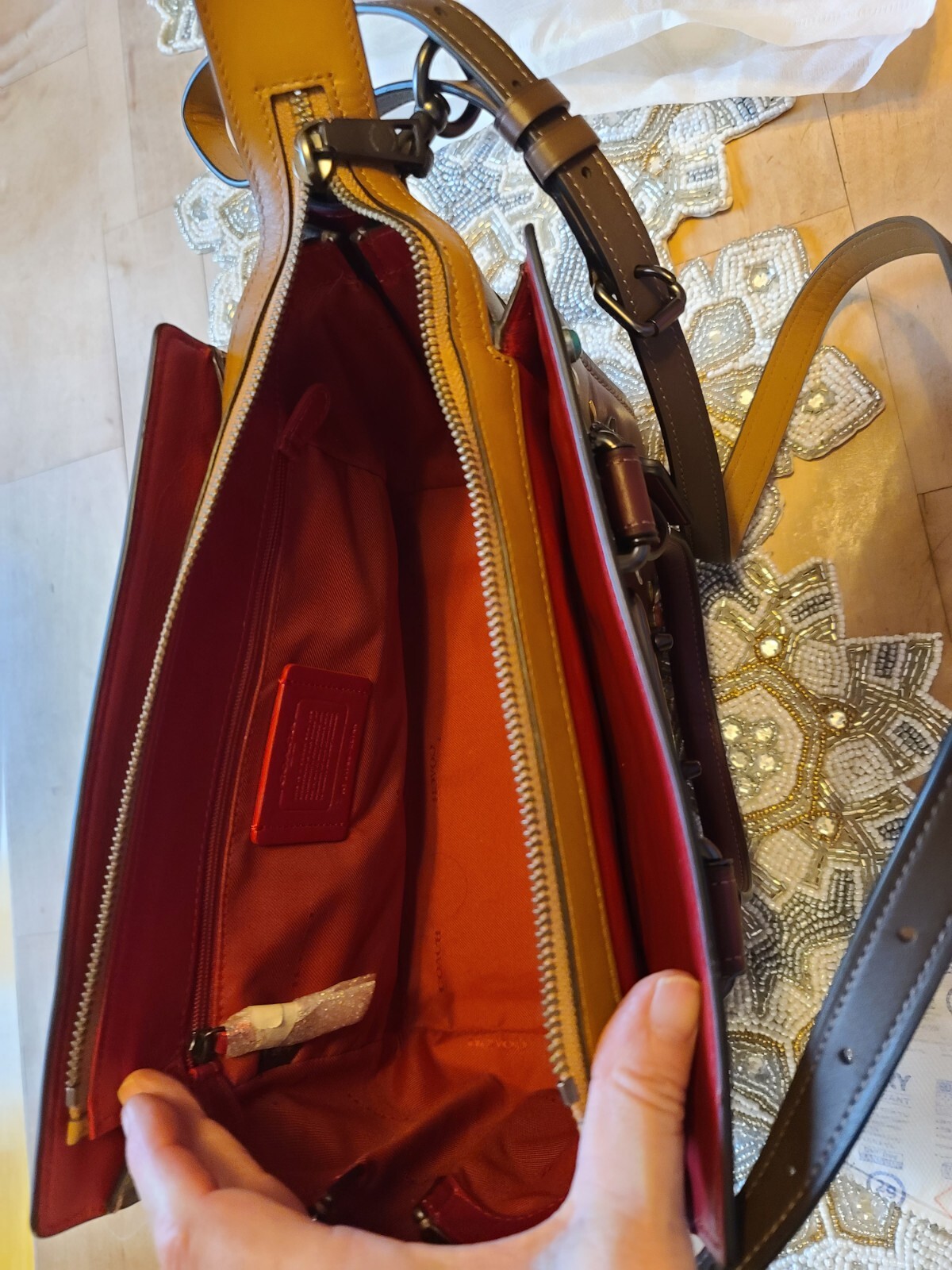 COACH Swagger 27 With Colorblock Patchwork Prairie Rivets ($695 Retail ...