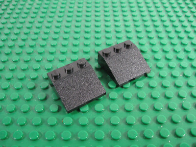 2x LEGO Black Slope 33 3 x 3 Blacktron II Aquazone Adventurers Train 9V ...