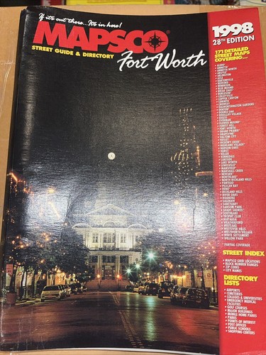 mapsco Fort Worth 1998 | eBay