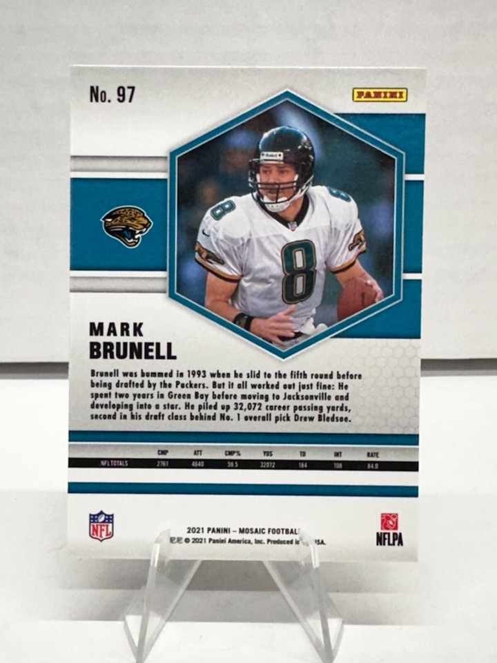 2021 Panini Mosaic Football #97 Mark Brunell Jacksonville Jaguars | eBay