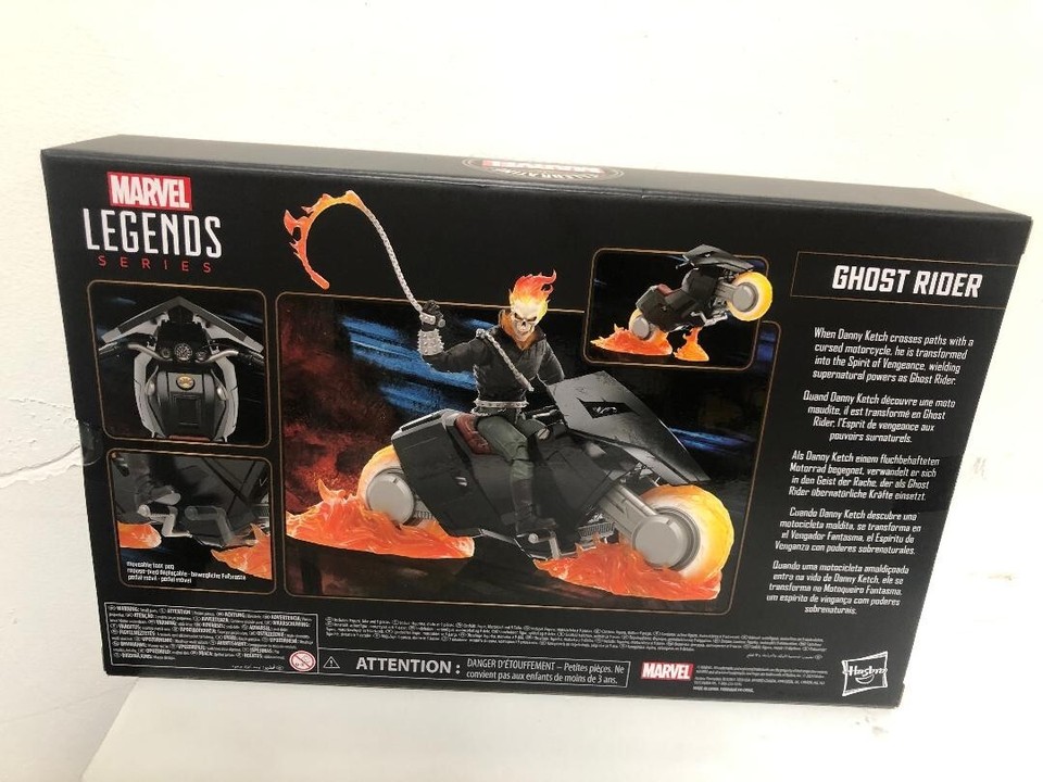 Marvel Legends Ghost Rider Danny Ketch With Motorcycle New In Hand Free ...