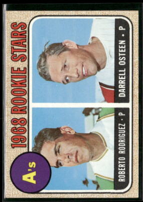 1968 Topps #199 A's 1968 Rookie Stars (Roberto Rodriguez / Darrell ...