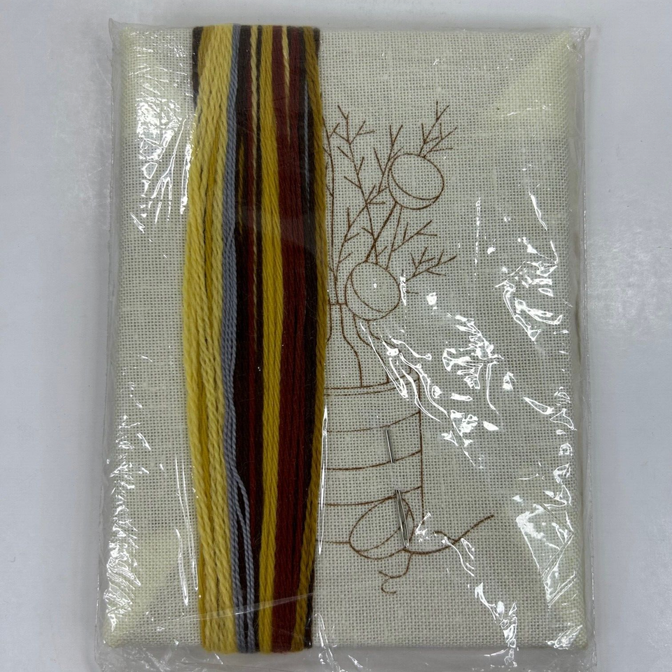 Sunset Designs Jiffy Stitchery Crewel Embroidery Kit Thistles and ...