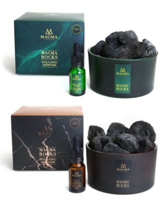 Magma London Volcanic Rocks, Essential Oils Diffuser, Potpourri Gift ...