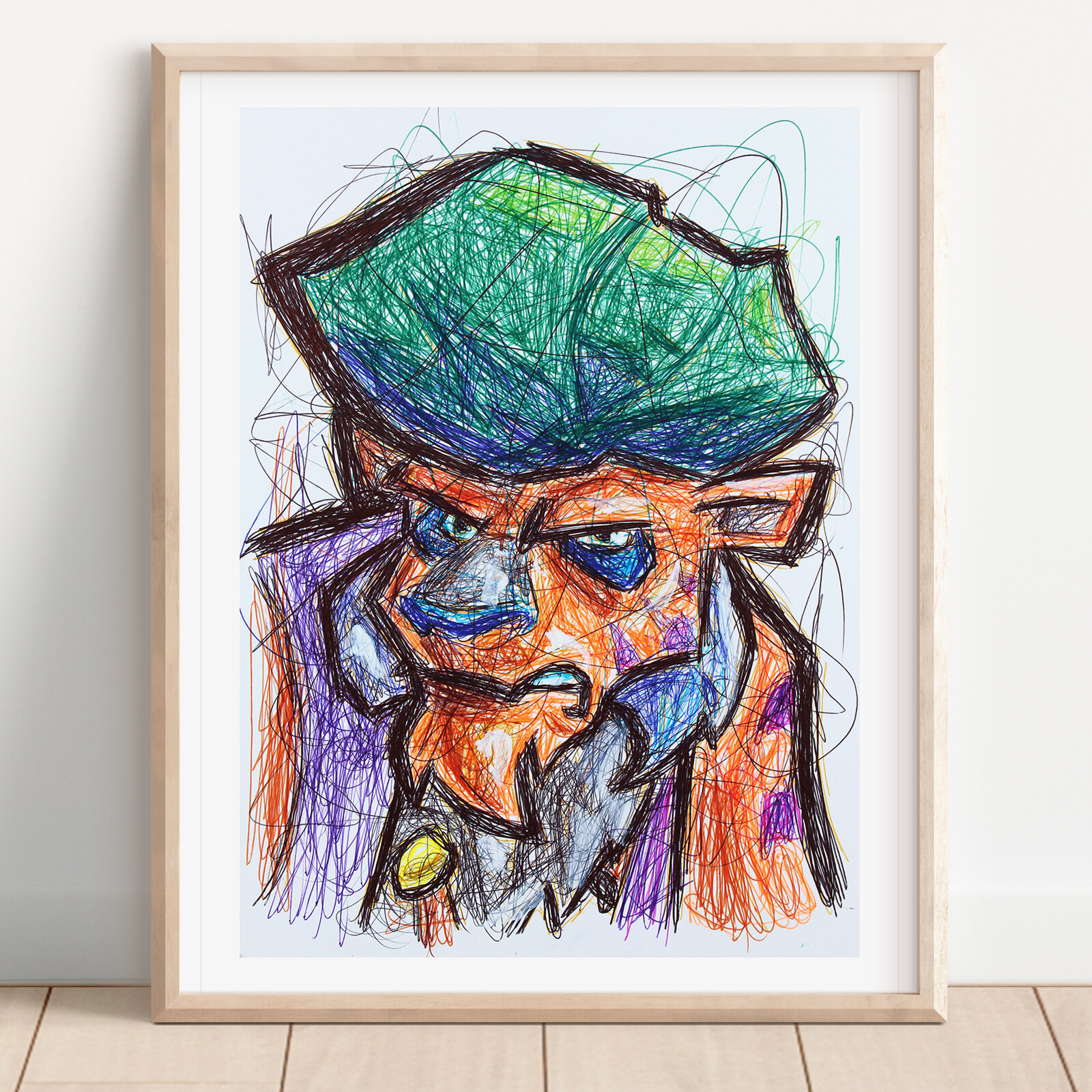 Rajan Ballpoint Pen Art Print, Sly Cooper 2 Band of Thieves Art | eBay