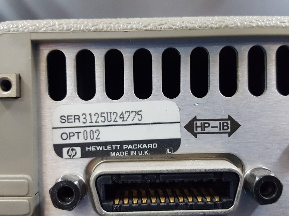 HP 437B: High Performance Single Channel Average Power Meter, W/Opt ...