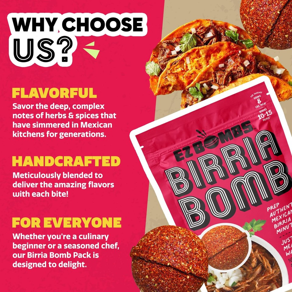 Birria Seasoning Pack - Authentic Mexican Spice Mix for Tacos and ...