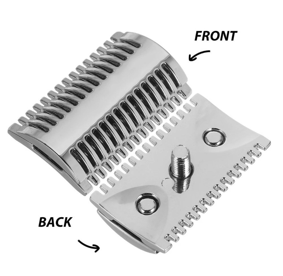 316L CNC Stainless Steel Safety Razor Ball End Handle W Razorock SLOC ...