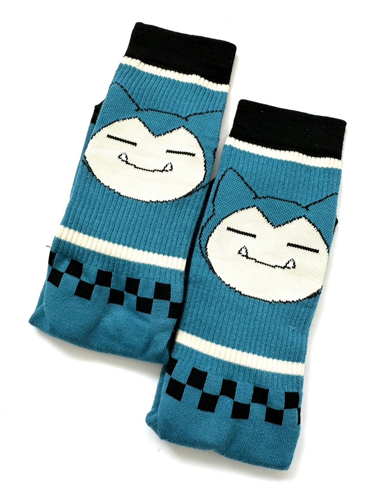 Bioworld Pokemon Snorlax Checkerboard Crew Socks UNISEX SIZE EU 41-45 ...