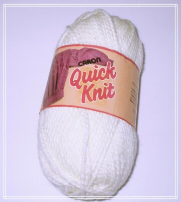 Caron Quick Knit Vintage Yarn, IVORY | eBay
