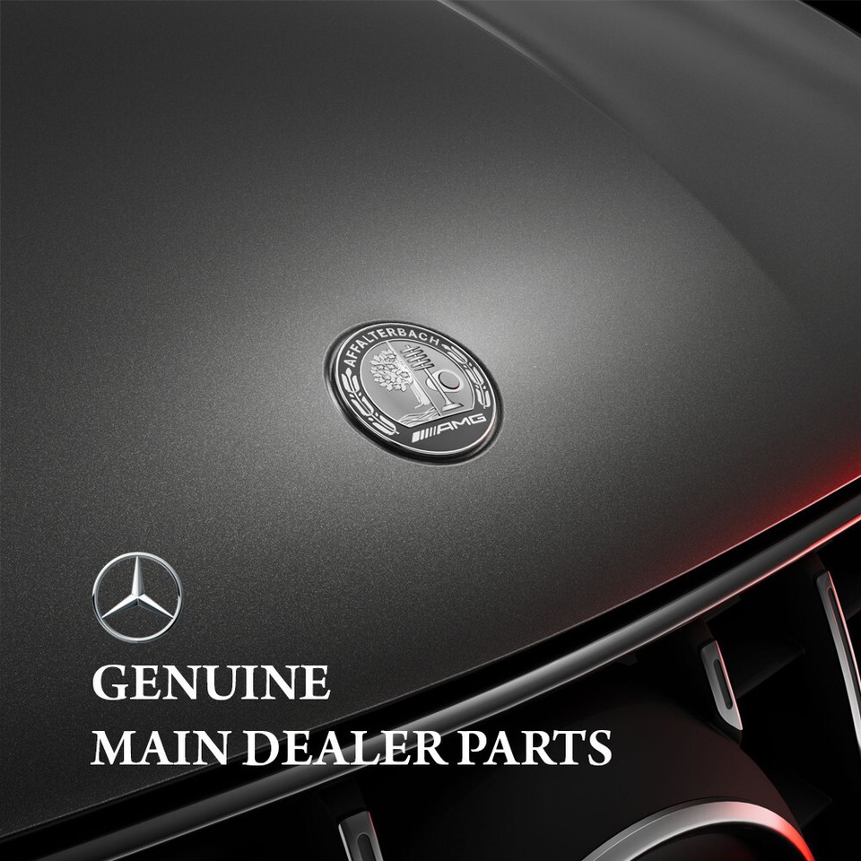 Mercedes-Benz Genuine Flat Bonnet Badge Emblem Affalterbach AMG ...