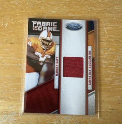 2011 Totally Certified WARREN SAPP #64 Game Worn Mem Patch /250 ...