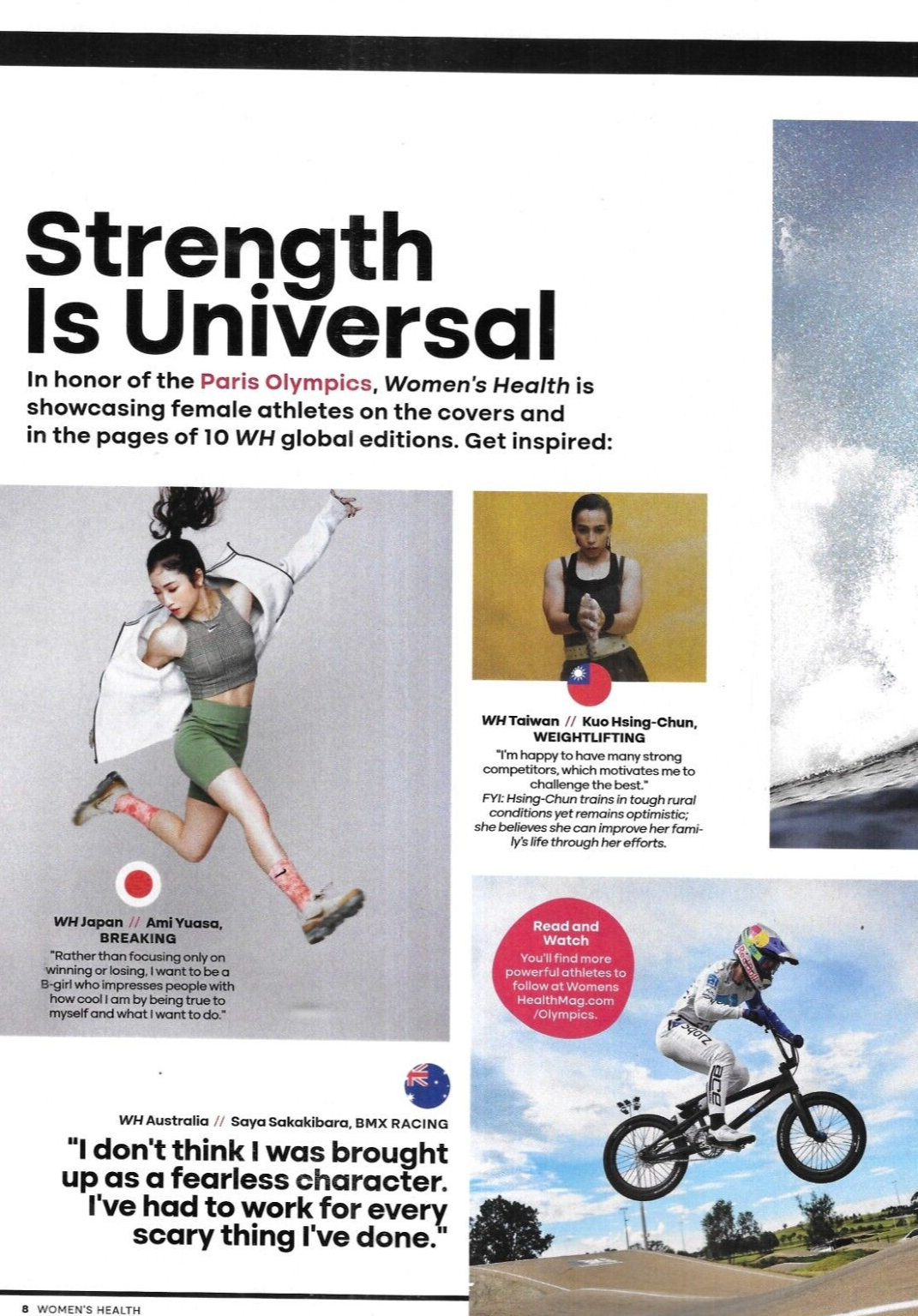 Women's Health Magazine Olympics Issue Sydney McLaughlin Levrone ...