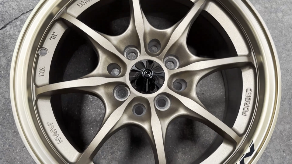 New 15 inch 4x100, 4 pcs Mugen MF8 Design BRONZE Rim PCD Honda Fit Jazz ...