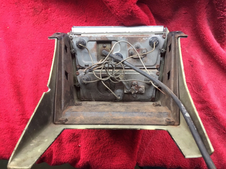 1966 Chevy Impala Super Sport SS Caprice OEM Stacked Console Gauges Oil ...