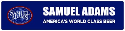 Samuel Adams | Branded Premium Decorative Plastic Display Sign | 6"h x ...