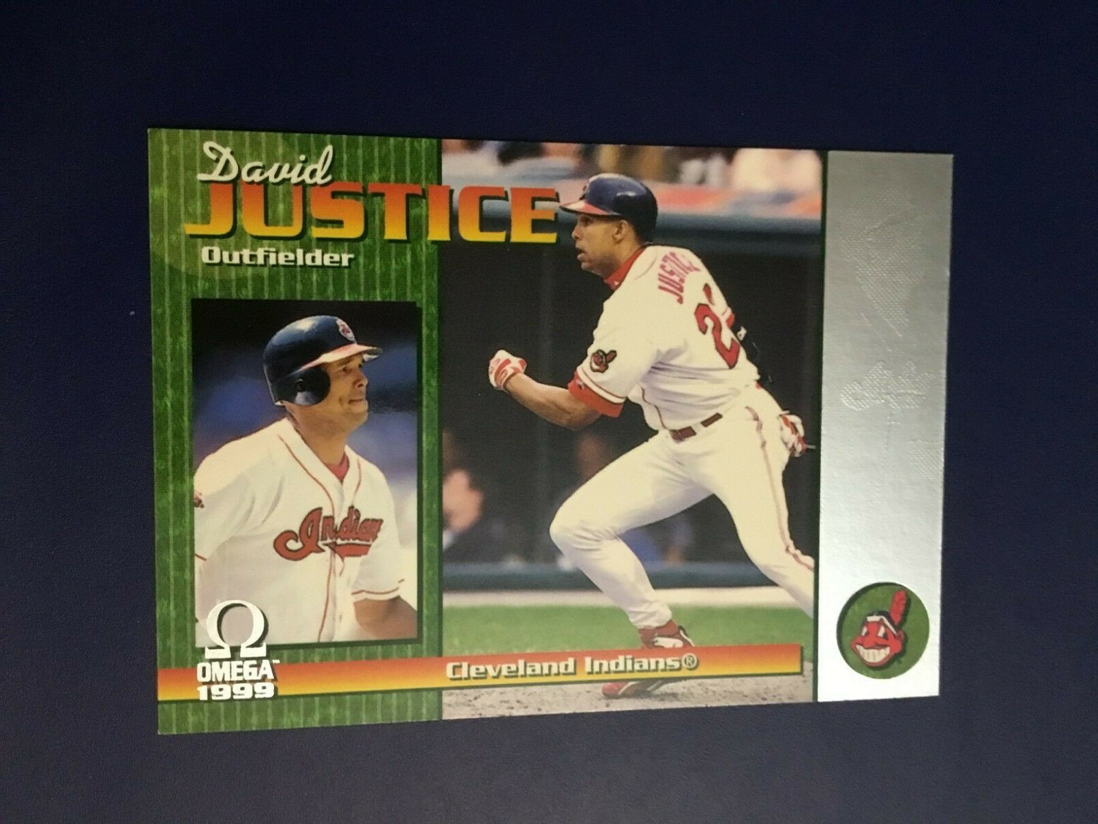 1999 Omega # 73 DAVID JUSTICE Cleveland Indians Baseball Card | eBay