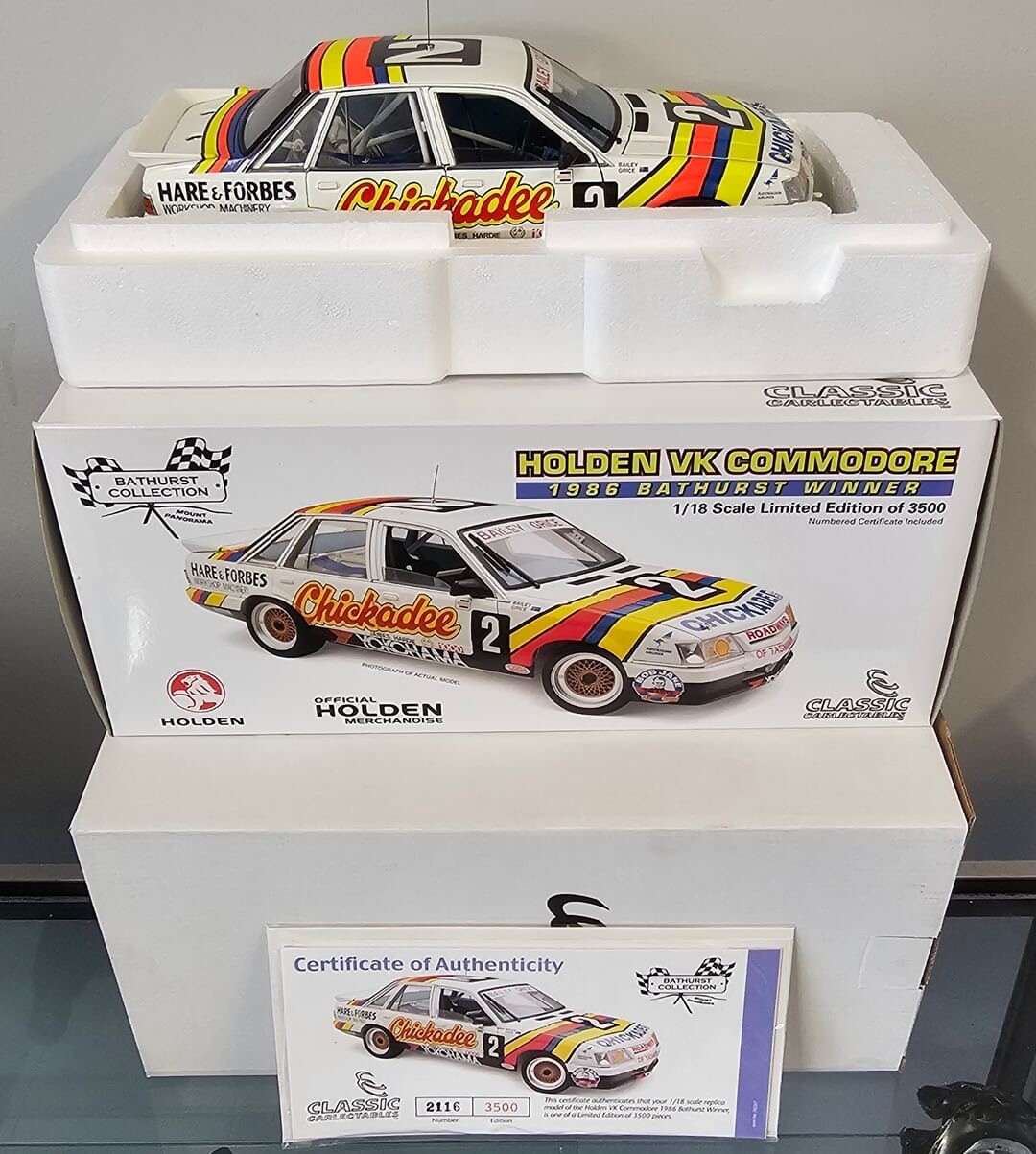 1:18 1986 Bathurst Winner Holden VK Commodore Grice/Bailey | eBay