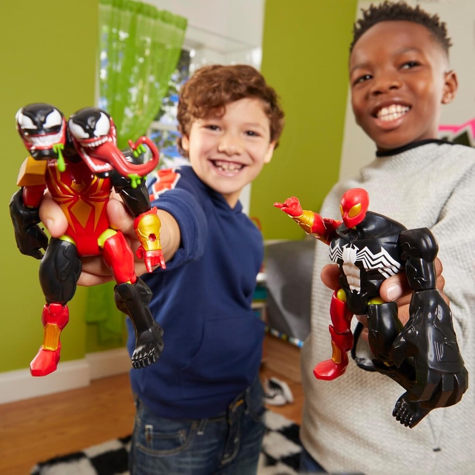 SPIDER-MAN MixMashers Marvel Mix-And-Match Action Figure & Accessories ...