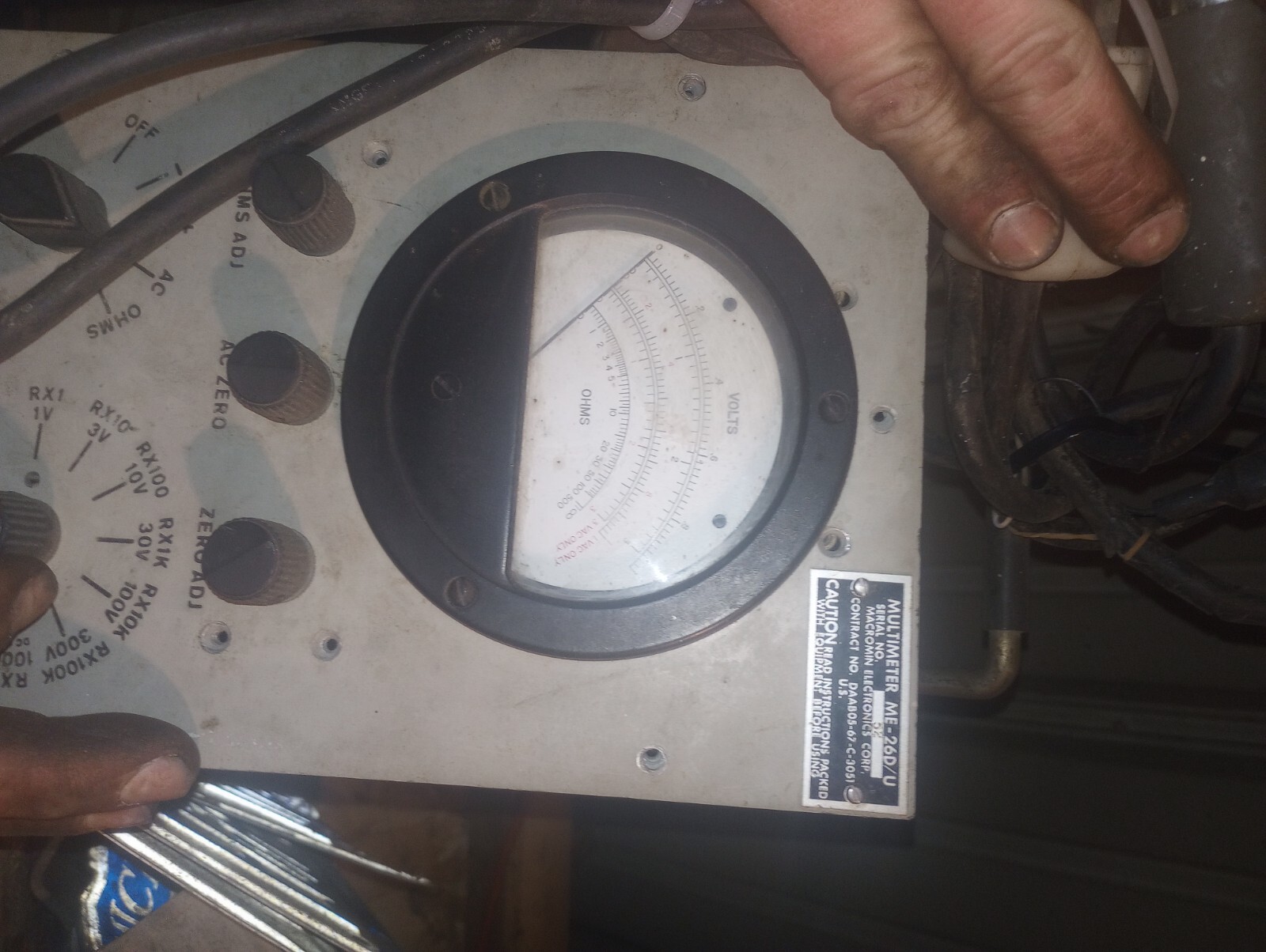 SENTINEL ELECTRONICS INC. MILITARY ME-26D/U VINTAGE VACUUM TUBE ...