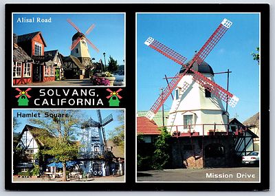 Solvang, California Windmill Mission Drive Alisal Road Continental ...